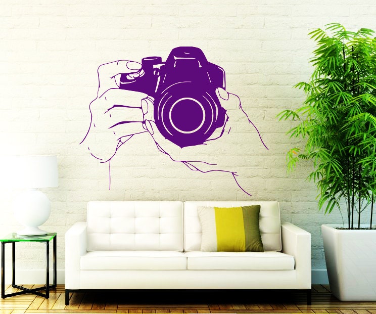 Camera Wall Decals Photo Decal Photo Studio Vinyl Sticker | Etsy