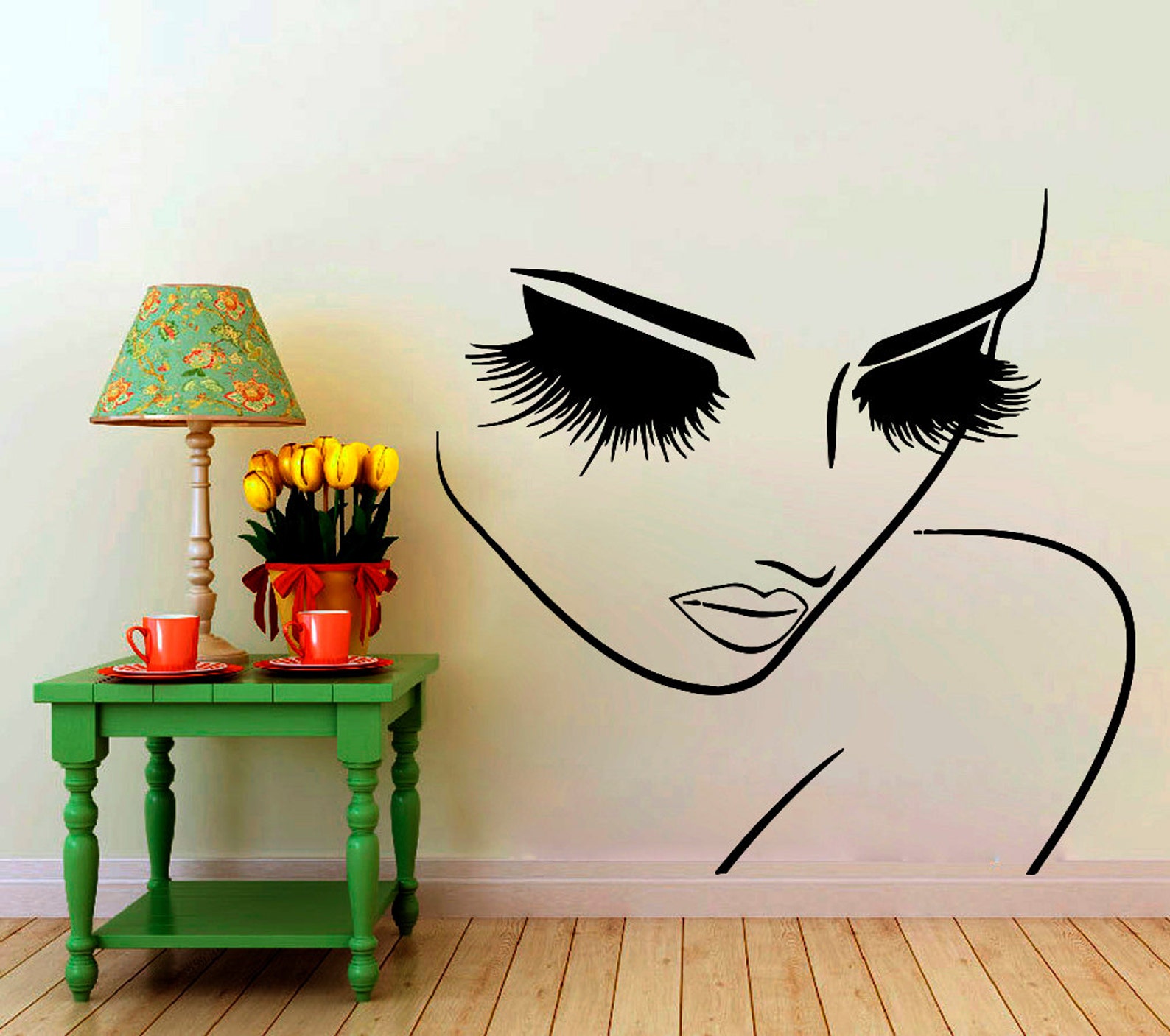 Wall Decals Hairdressing Hair Beauty Salon Decal Vinyl Sticker Woman ...