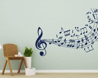 Record Musical Decor Recording Music Studio Wall Vinyl Decal Art ...