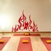 Fire Wall Decals - Flame Wall Decal - Fireplace Vinyl Stickers - Home ...
