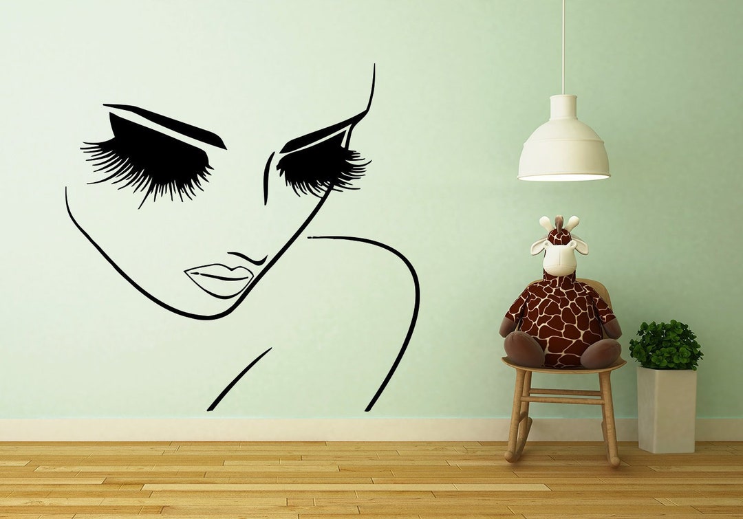 Wall Decals Hairdressing Hair Beauty Salon Decal Vinyl Sticker Woman ...