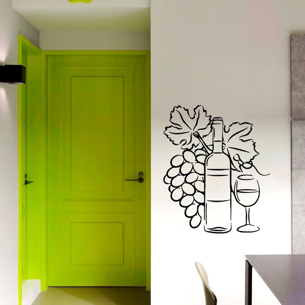 Wine Wall Decal - Etsy