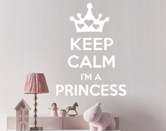 Keep Calm Princess - Etsy