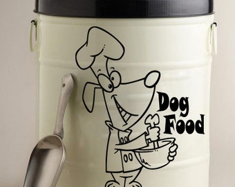 Dog Food or Cat Food Container Decal Label Dog Food Sticker - Etsy