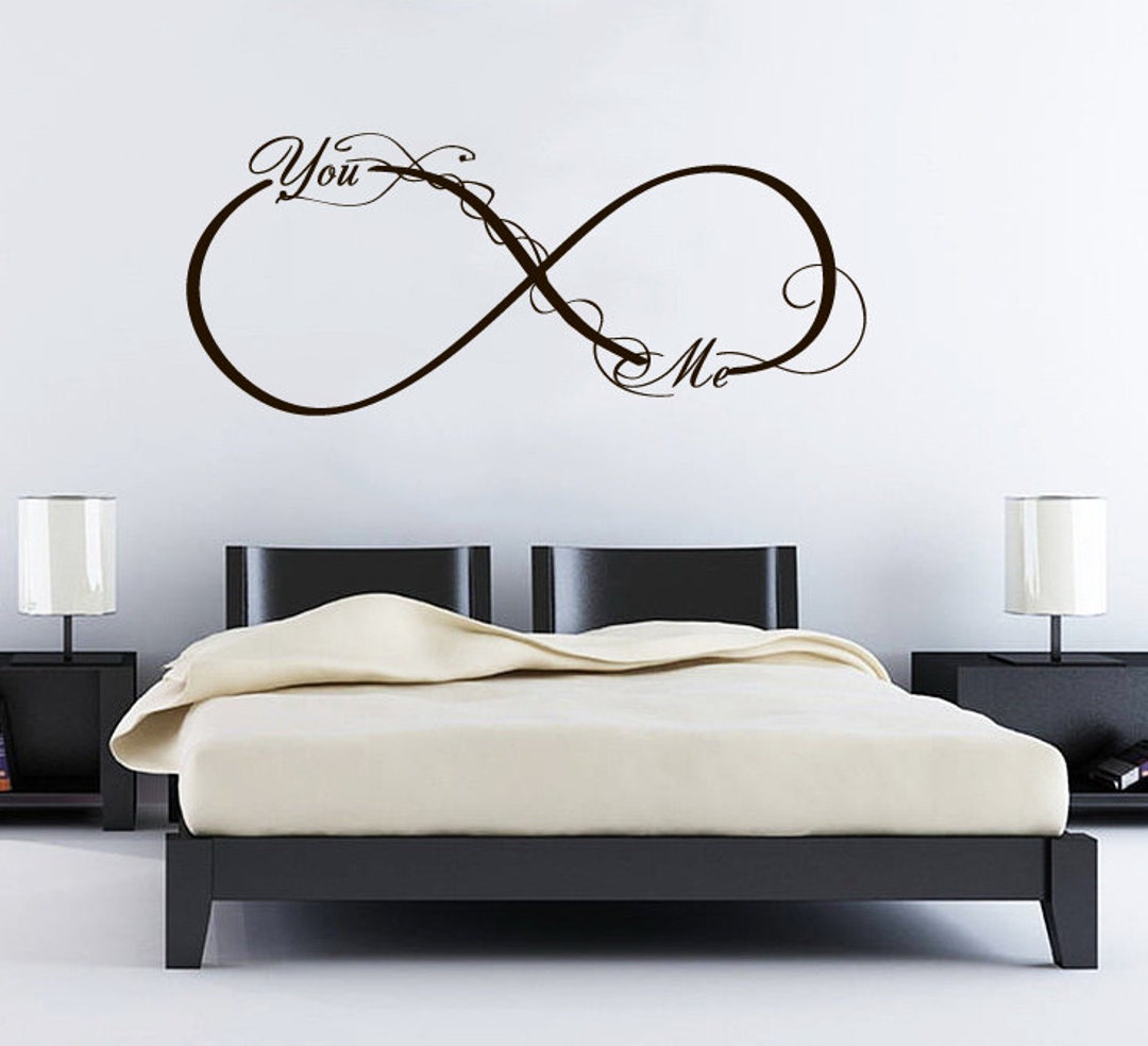 Wall Decals You Me Infinity Symbol Love Decal Vinyl Sticker Family ...