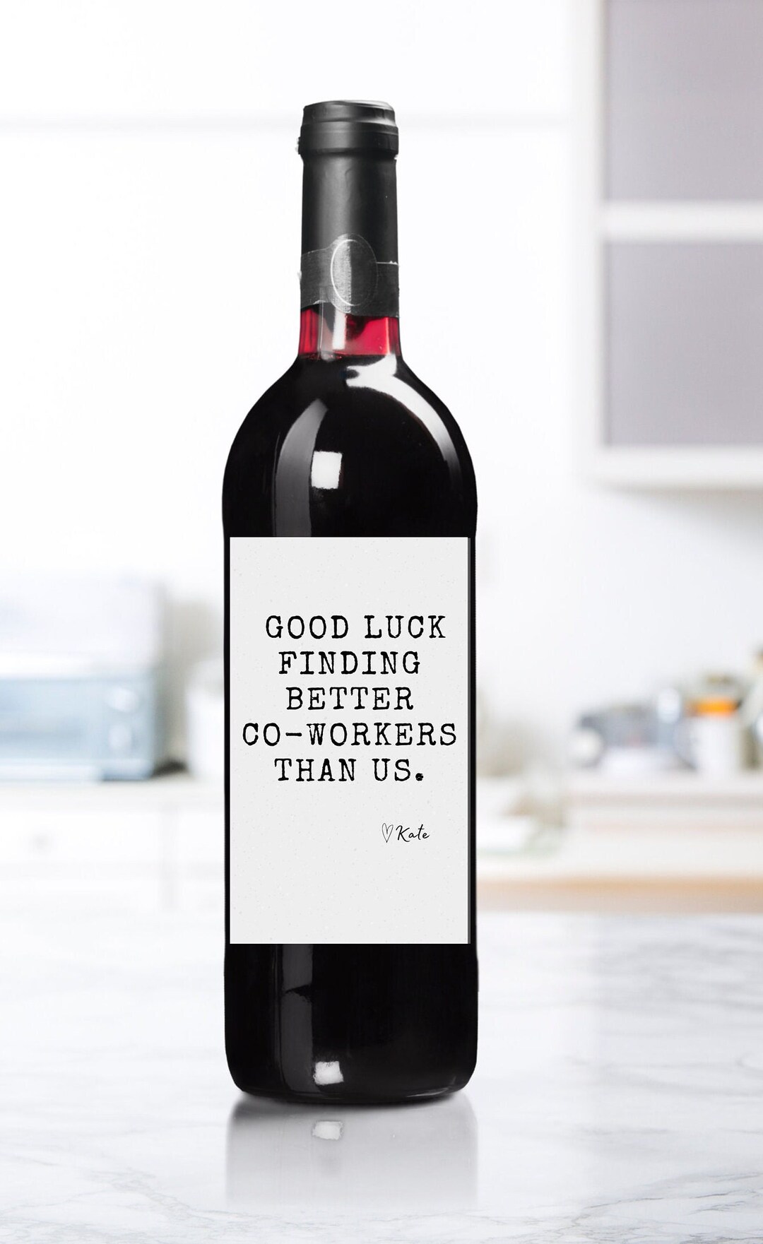 Work Bestie Candle Label | Leaving Gift | Co-worker Gag Gift ...