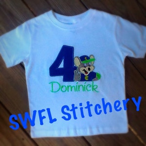 Chuck E. Cheese Inspired Birthday Shirt - Etsy