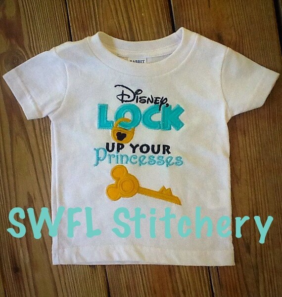 Disney Lock up Your Princesses Shirt | Etsy