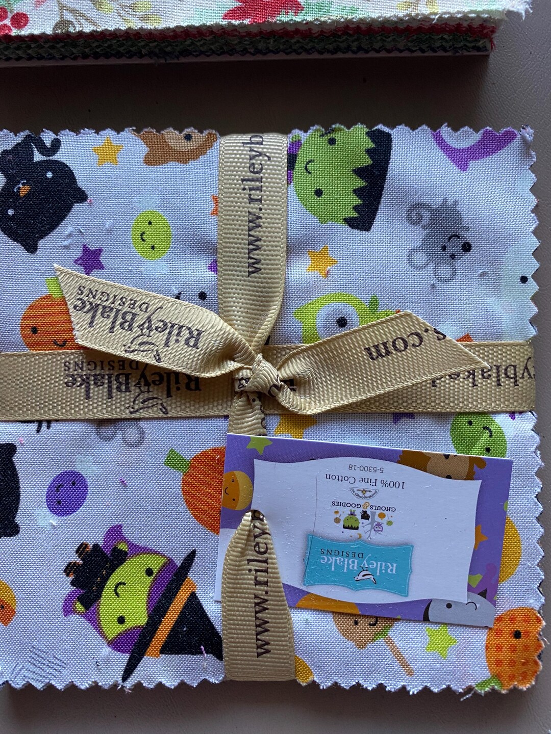 Personal Stash Sale Quilt Charm Pack Riley Blake Ghouls and Goodies - Etsy