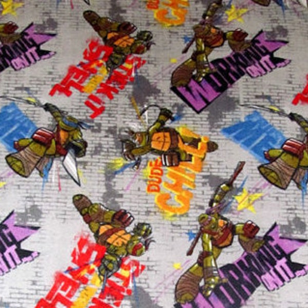 Teenage Mutant Ninja Turtles Fabric - Etsy