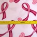 Pink Ribbon Breast Cancer Awareness Fleece Fabric 1 Yard + 28 Inches ...