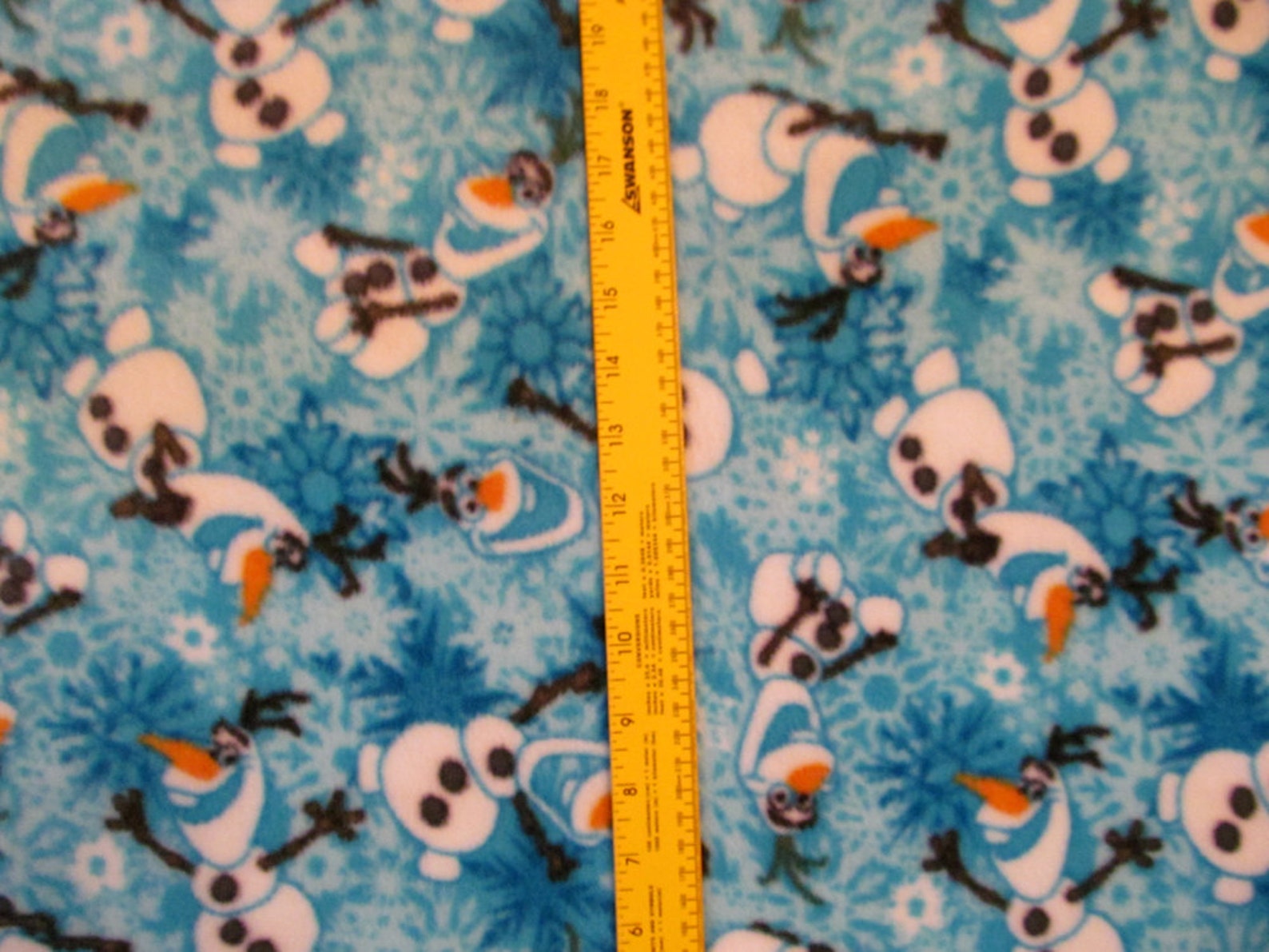 Disney Frozen Olaf Fleece Fabric BTY VHTF RARE - Etsy