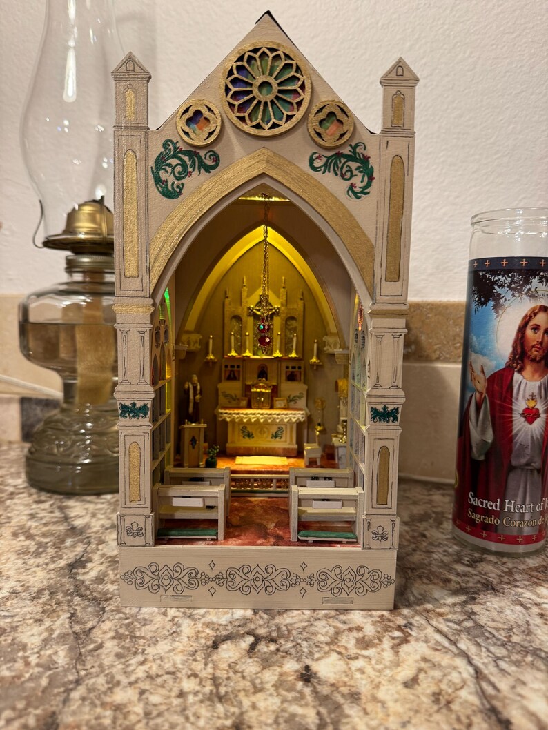 Catholic Miniature Book Nook - Etsy