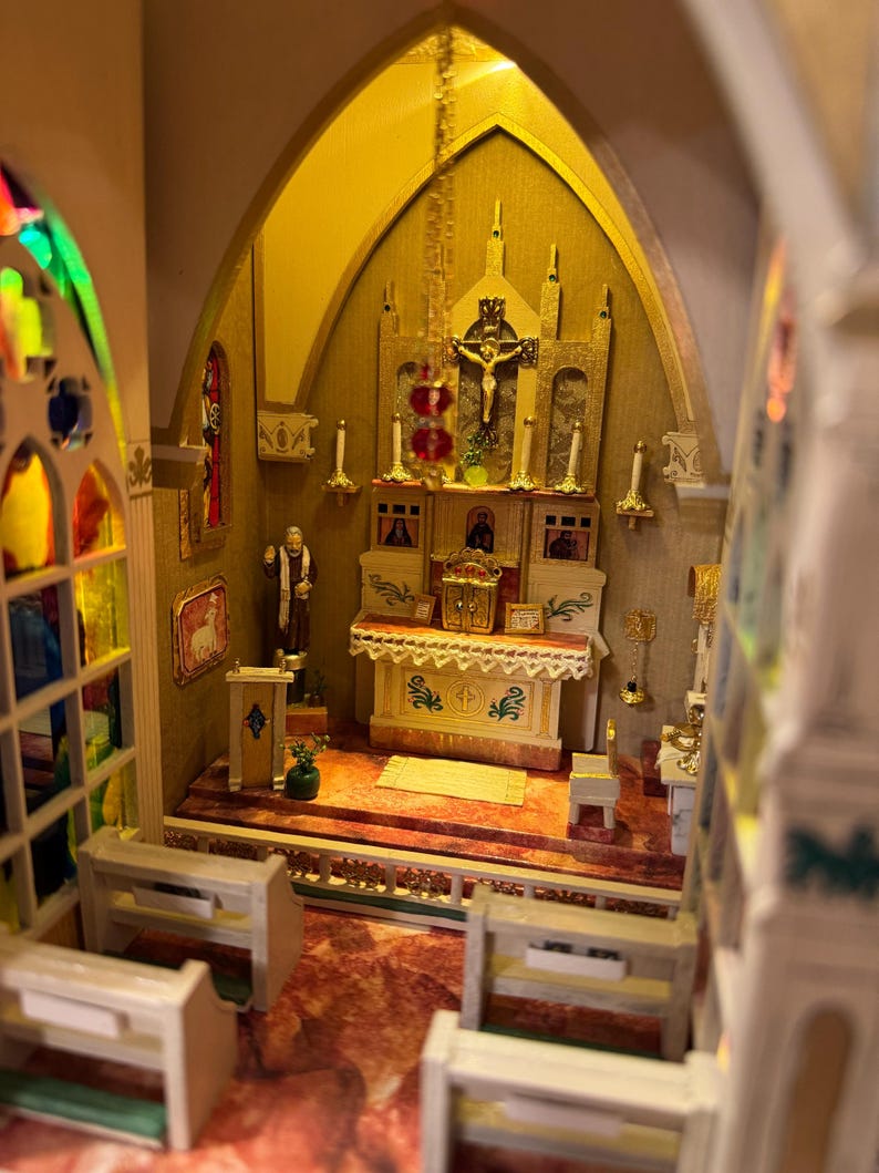 Catholic Miniature Book Nook - Etsy
