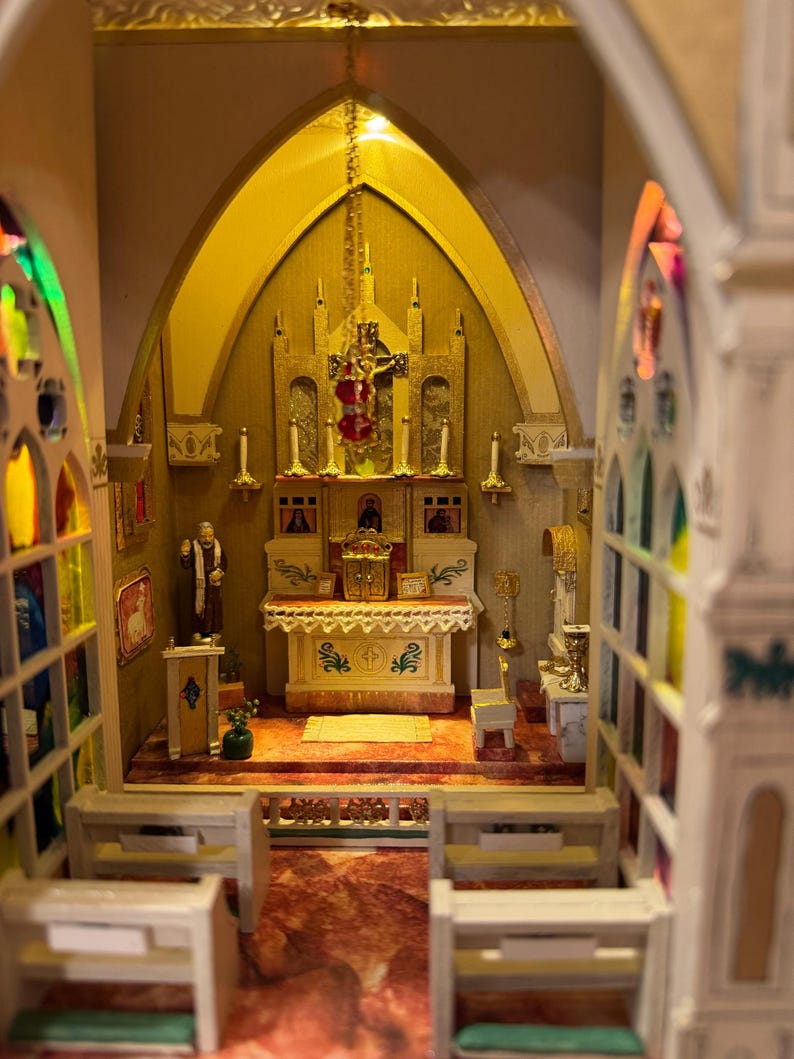 Catholic Miniature Book Nook - Etsy