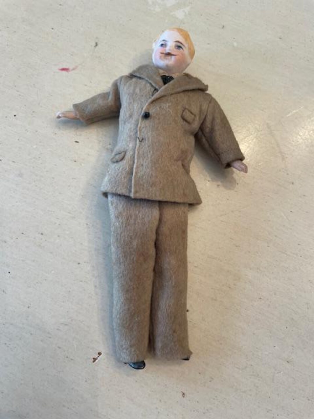 Antique Bisque Man Doll House Doll - Etsy