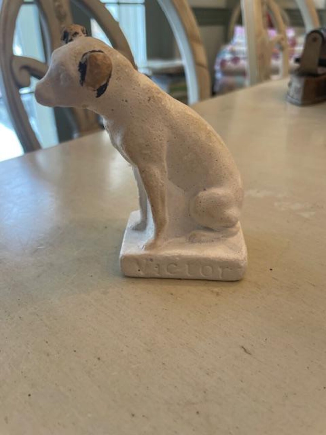 RCA Victrola Nipper Chalkware Dog Statue/figurine - Etsy