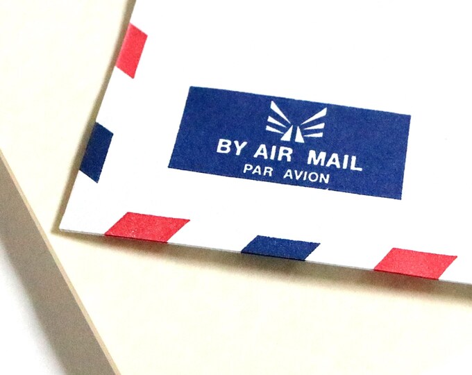 Vintage Air Mail Paper Set. Air Mail Envelopes. Vintage Ephemera. Junk ...