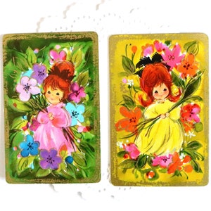 Vintage Girl Playing Cards. Girl Ephemera. Girl Junk Journal. - Etsy