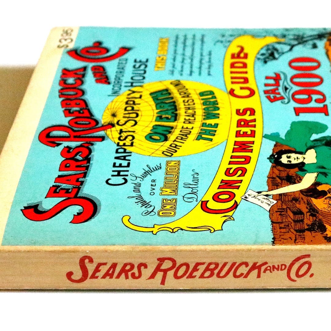 Vintage Sears Roebuck Consumers Guide Catalog Book. Vintage Book Pages ...