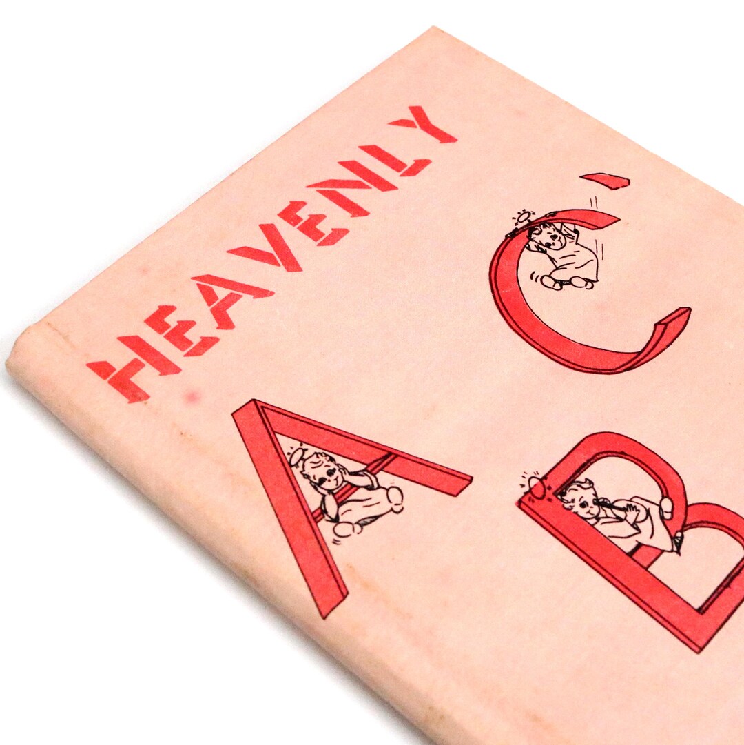 Vintage Children's Book Heavenly Abc's. Vintage Angel Book. Angel Baby ...