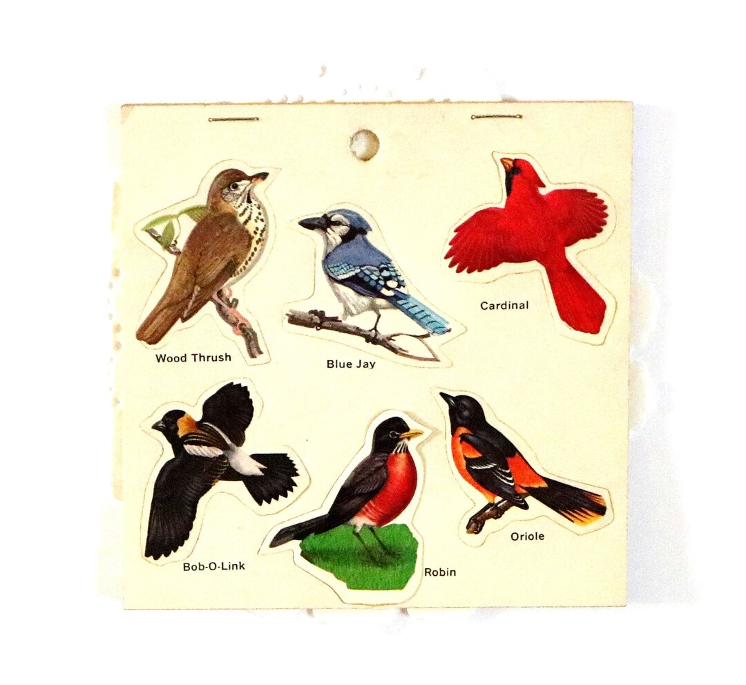 Vintage Bird Sticker Seals. Sticker Sheets. Vintage Labels. - Etsy