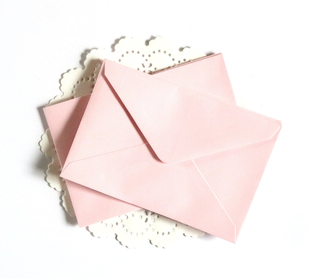 Pink Mini Envelopes. Small Envelopes. Junk Journal Paper. - Etsy