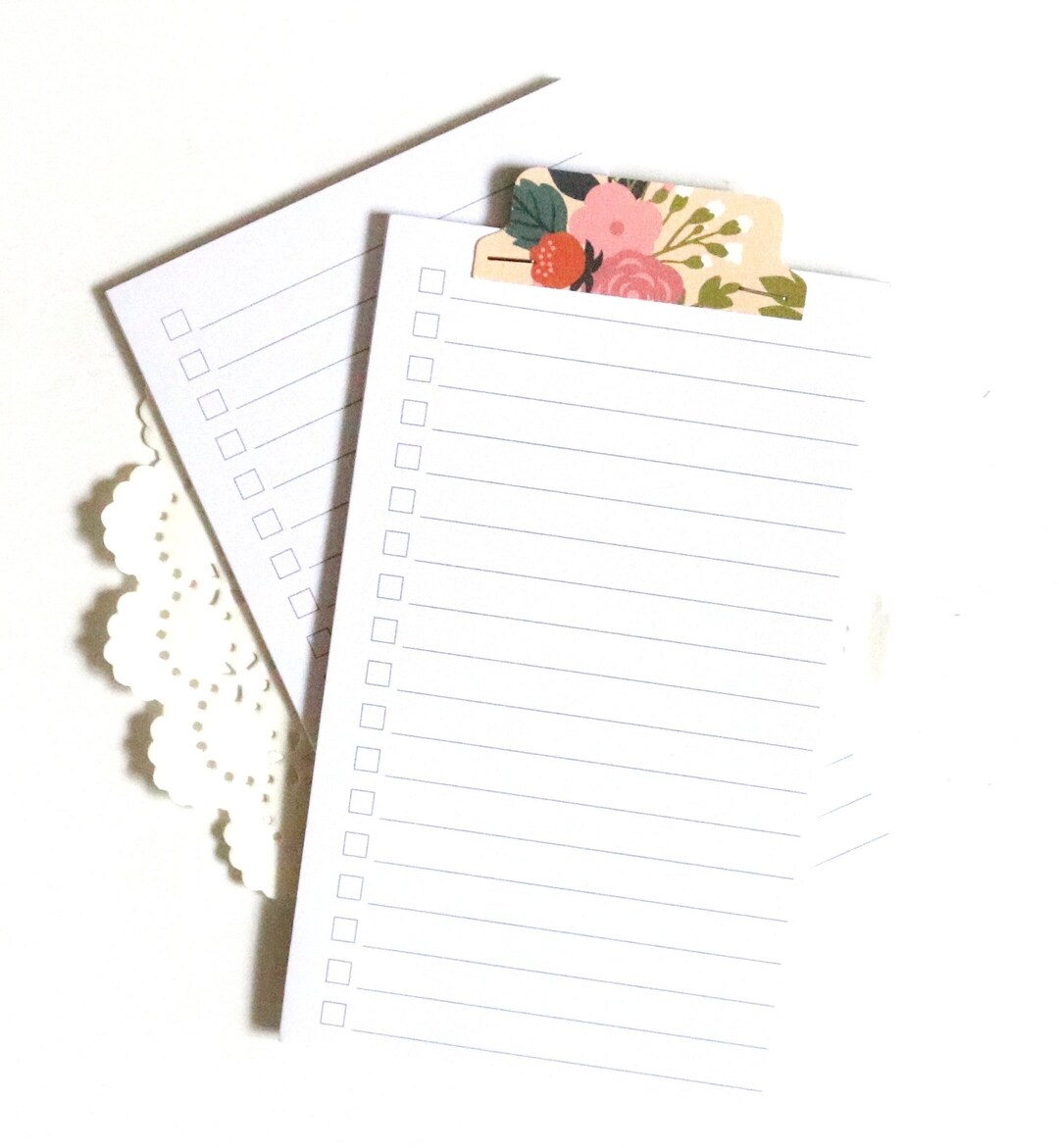 Lined Note Cards. Journaling Cards. Note Paper. Junk Journal - Etsy
