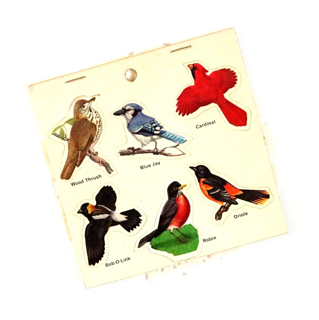 Vintage Bird Sticker Seals. Sticker Sheets. Vintage Labels. Bird ...