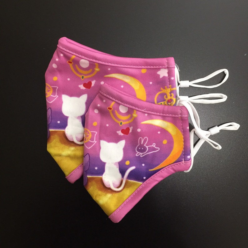Sailor Moon Inspired Cats Magic Moon Luna Masks Adults and - Etsy