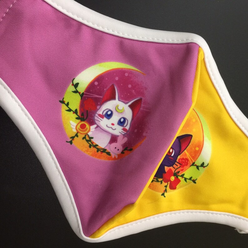 Sailor Moon Inspired Cats Magic Moon Luna Masks Adults and - Etsy