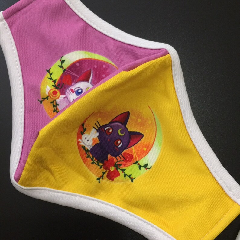 Sailor Moon Inspired Cats Magic Moon Luna Masks Adults and - Etsy