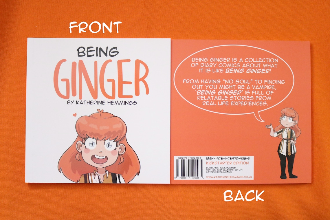 Being Ginger Book - Etsy