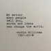 Robin Williams Quote Typed on Typewriter 4x6 Print - Etsy