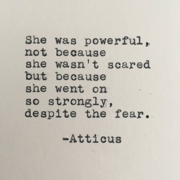 Atticus Quote - Etsy