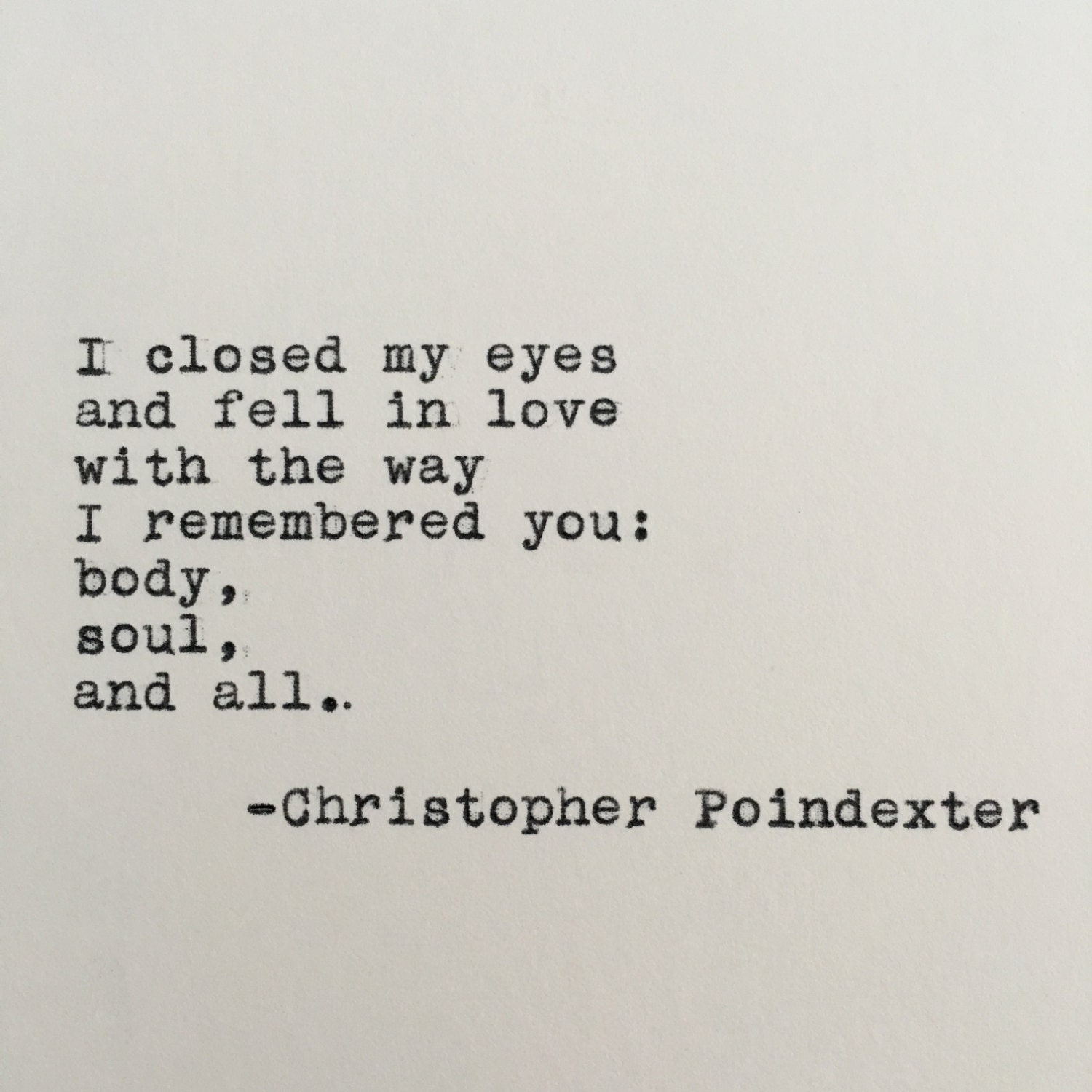 Best Poetry Christopher Poindexter