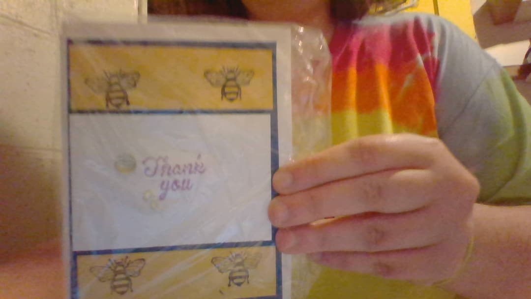 Bee Thank You Card - Etsy