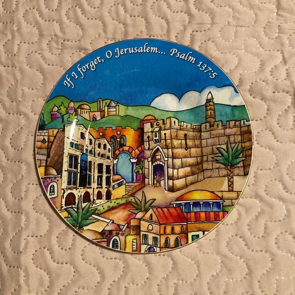 Jewish Plate - Etsy