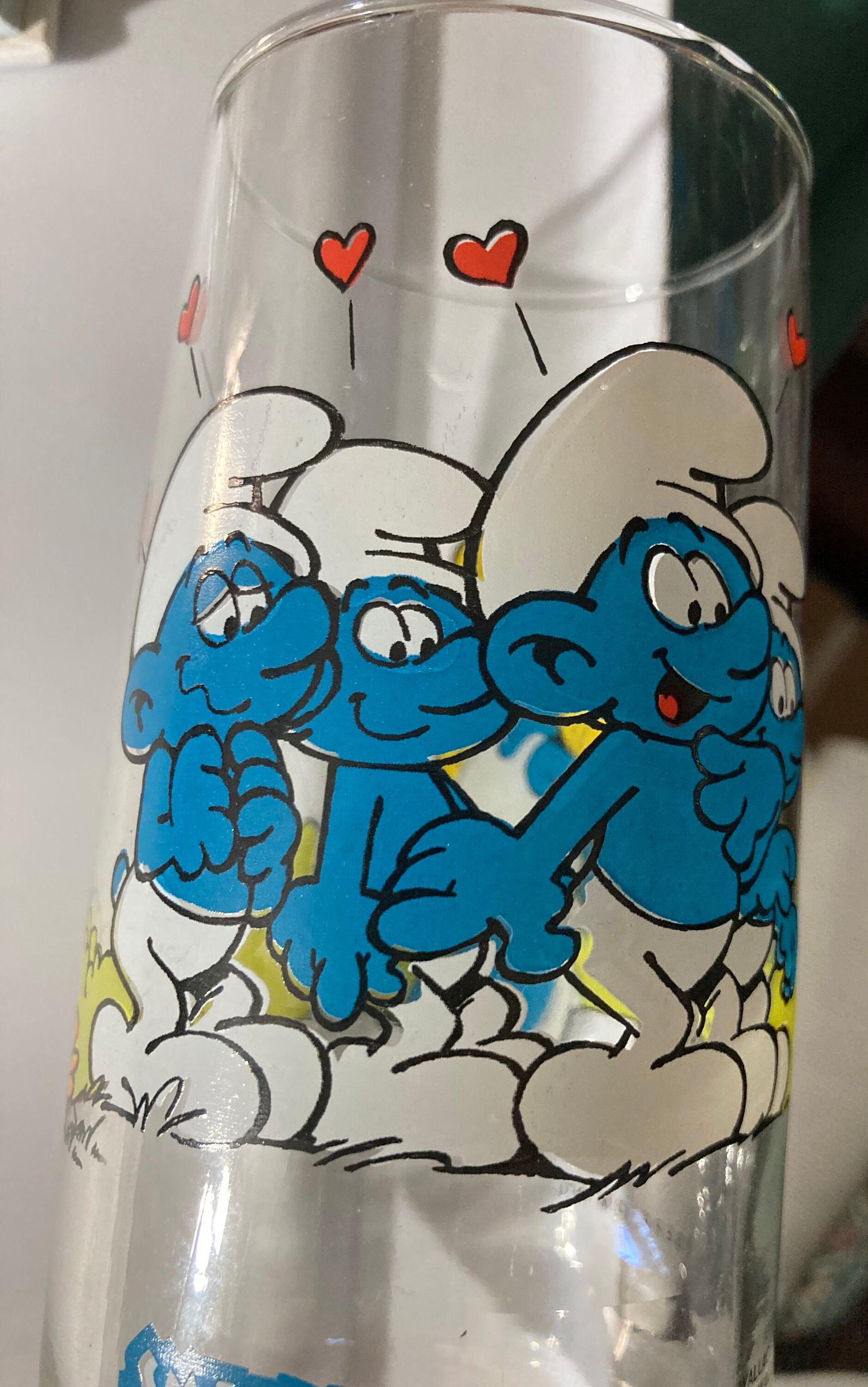 The Smurfs Love Smurfette Peyco Vintage 1982 Smurfette Smurf Drinking ...