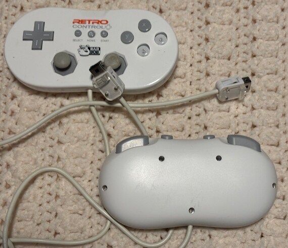Set of Two WII Retro Bad Dog Controllers Only Etsy