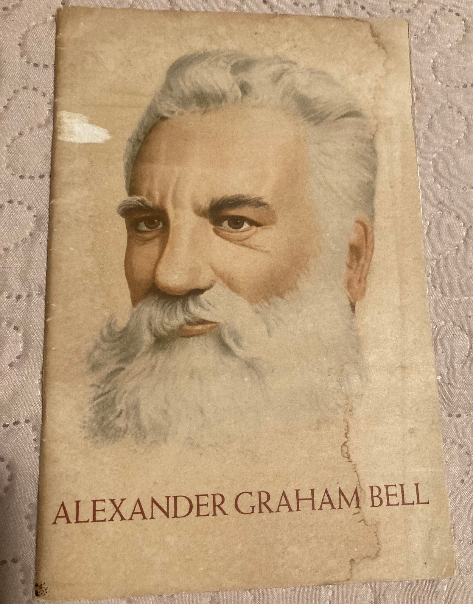 Alexander Graham Bell Inventor of the Telephone Biography Booklet 1950 ...