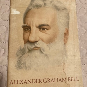 Alexander Graham Bell Inventor of the Telephone Biography Booklet 1950 Vintage - Etsy