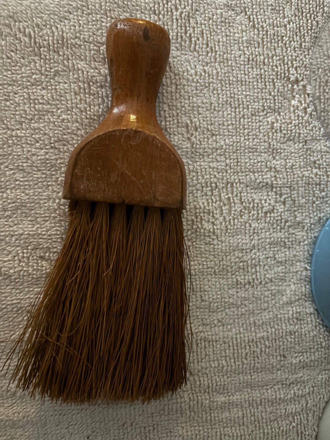 Vintage Suit Cadet Whisk Barber Grooming Clothing Brush Wood Handle 6x2 ...