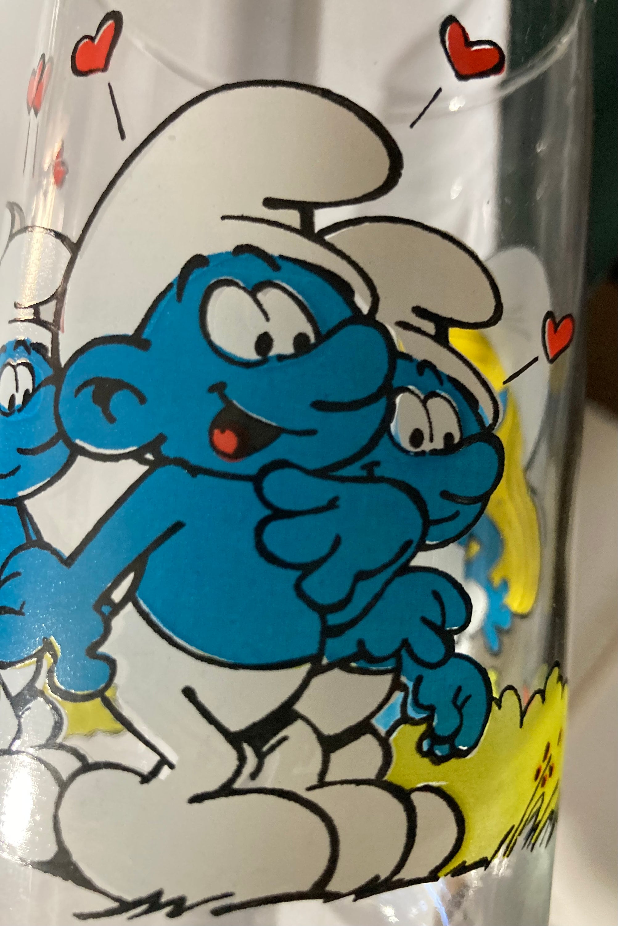 The Smurfs Love Smurfette Peyco Vintage 1982 Smurfette Smurf Drinking ...