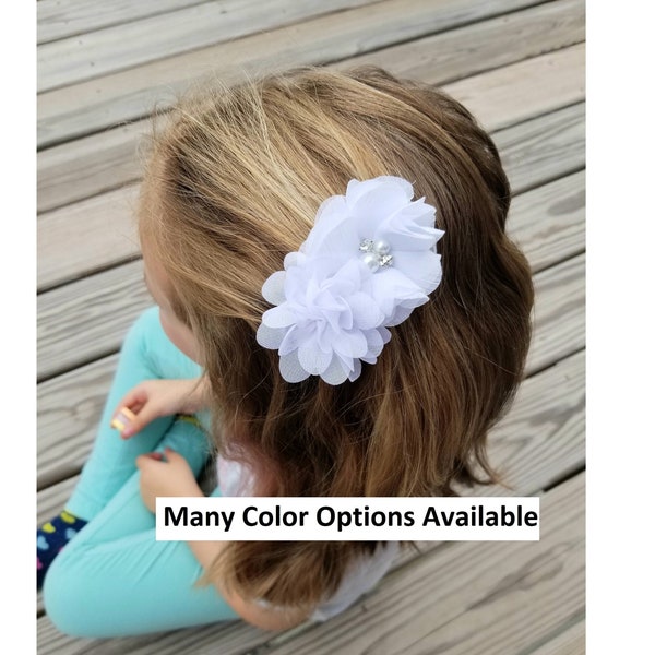 Flower Girl Hair Pin - Etsy