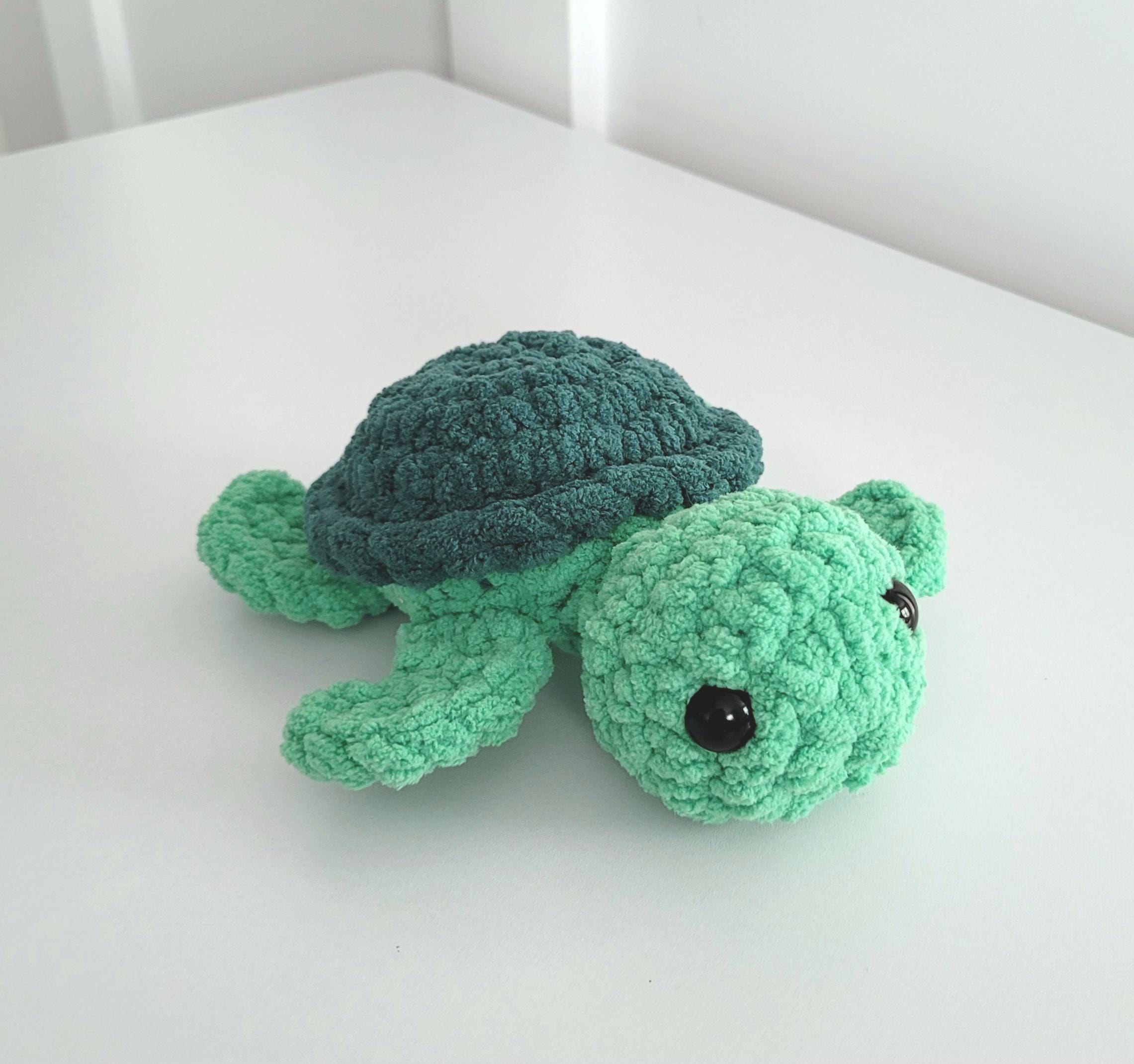 Turtle Crochet Pattern, Plushie Pattern, No Sew Quick Fast Easy ...