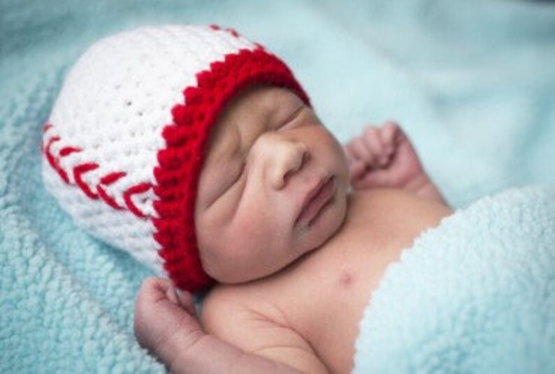 EASY Crochet Pattern Baseball Hat, Simple Pattern Preemie to Child ...