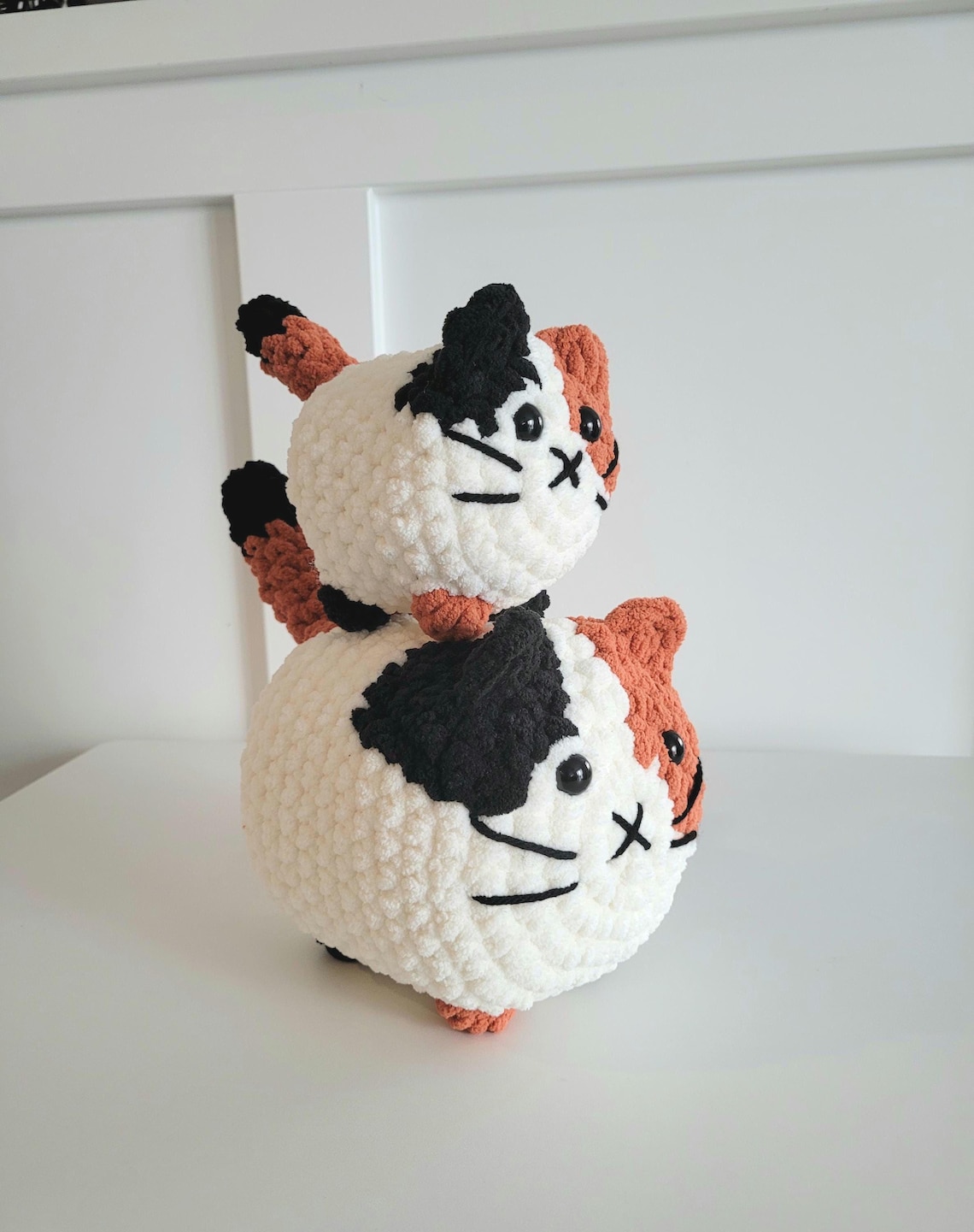 6 in 1 Crochet Cat Loaf Patterns, Kitty Plushie Patterns, Calico and ...