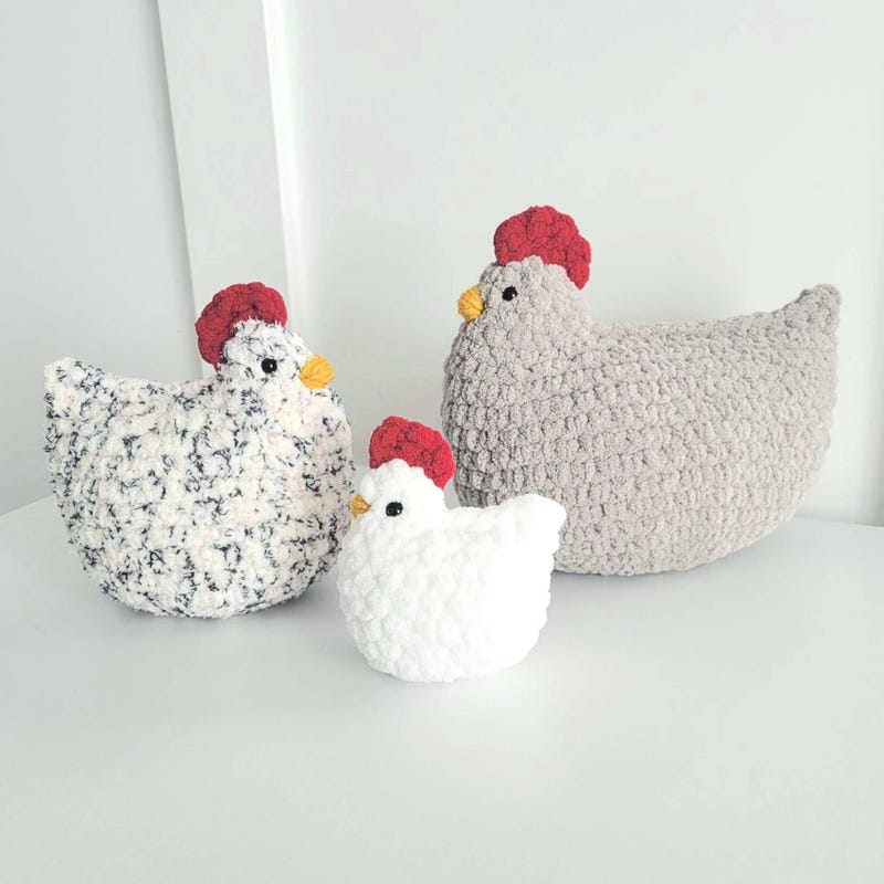 Chicken Plushies Pattern - Etsy