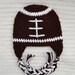 EASY Crochet Football Hat Pattern, Simple Pattern for Preemie to Child ...